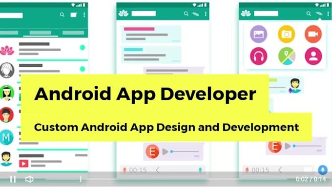 Develop custom android app as android app developer by Malik258 | Fiverr
