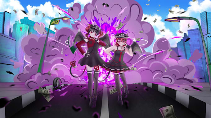 Draw a custom anime pfp for your vtuber or stream by Arunastudios | Fiverr