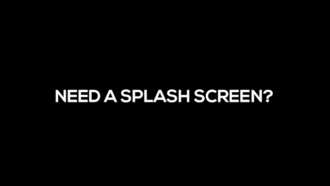 Create an animated splash screen for android, ios, and websites in ...