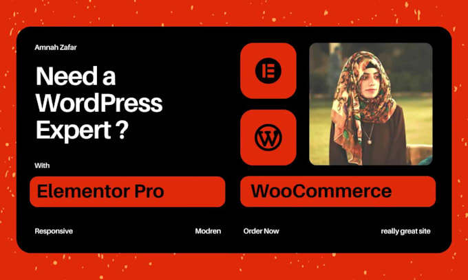 Design, redesign wordpress website using elementor pro by Amnah0 | Fiverr Design, redesign wordpress website using elementor pro by Amnah0 | Fiverr