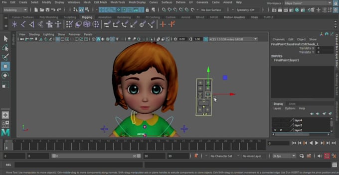 Rig character for game by Axamation | Fiverr