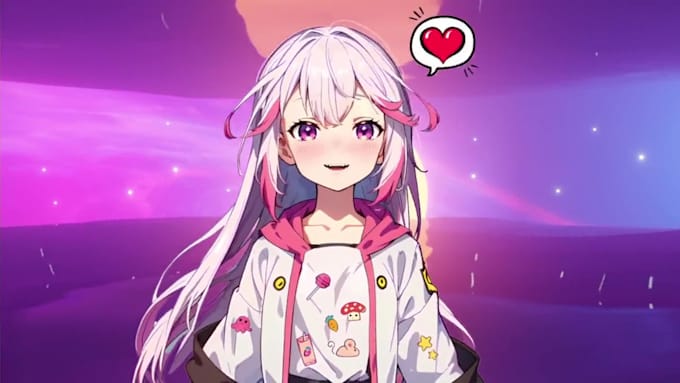 Do live2d vtuber model design and rigging for vtube studio by ...