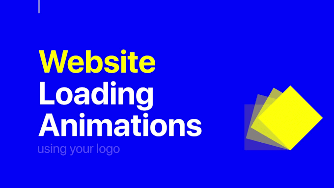 Create a loading logo animation for your website by Ruchira88 | Fiverr