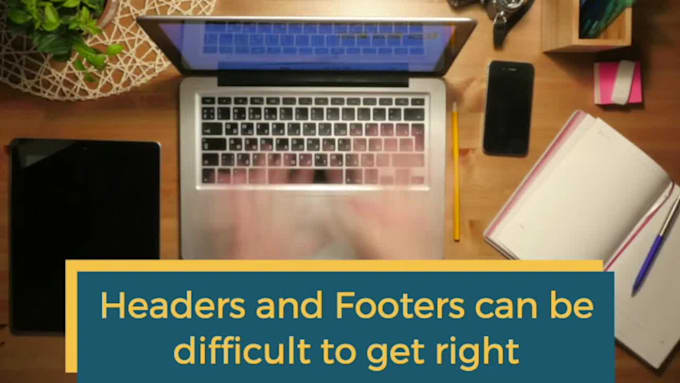 Fix the headers and footers in your word document by Prosecretary | Fiverr