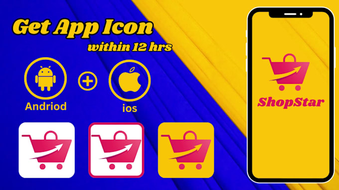 Design unique app icons by Zafarullahzafri | Fiverr