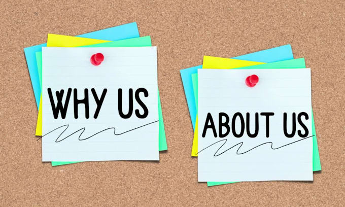 Craft a compelling why us and about us, why us page, about us page, by ...