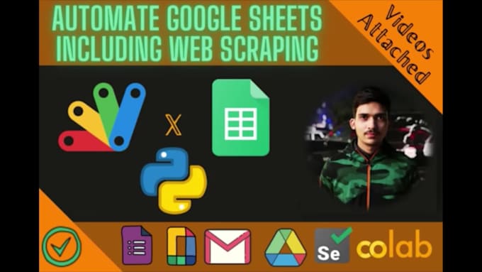 Automate apps script with g sheet including web and app scraping by Mabdurrafey2 | Fiverr
