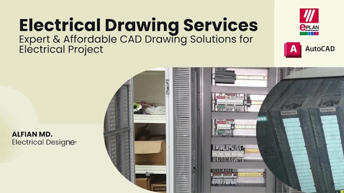 Draw electrical schematic, control wiring and panel layout by autocad ...