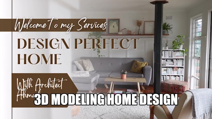 Create 3d modeling home design, interior cafe, hotel by Archiwall | Fiverr