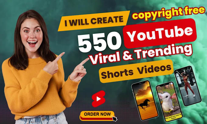 Create youtube shorts channel with 550 viral shorts videos by Ytagencypr0 | Fiverr