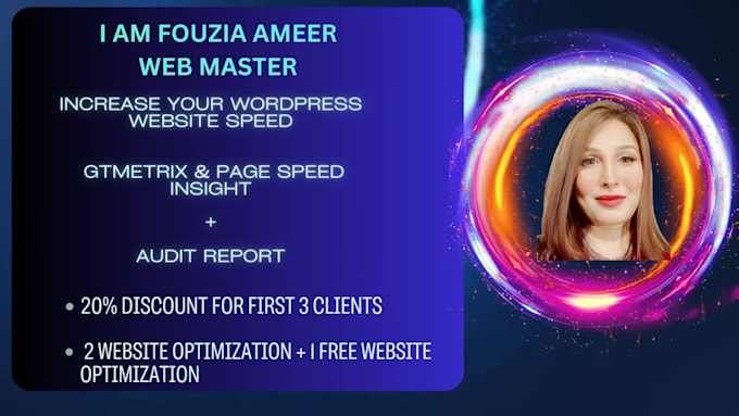 Do perfect website speed optimization by Fouziaameer1121 | Fiverr