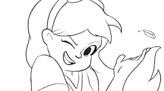 Do 2d line art, 2d traditional animation frame by frame flip book ...