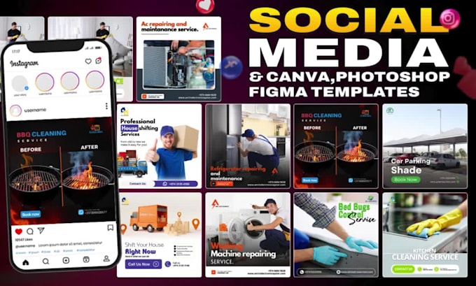 Create social media posts , canva templates for your brand by Design ...