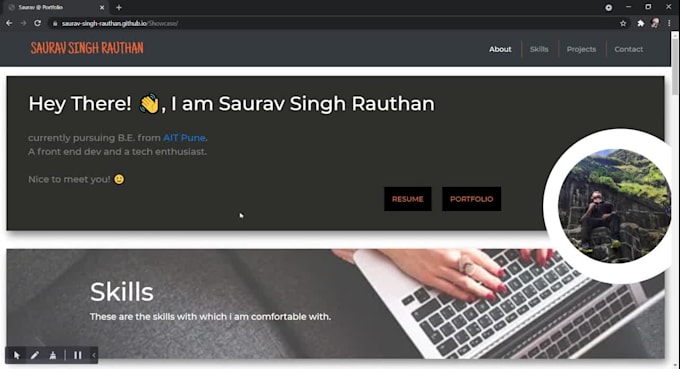 Create Custom And Fully Responsive Website Using Htmlcssjavascript By Sauravrauthan Fiverr