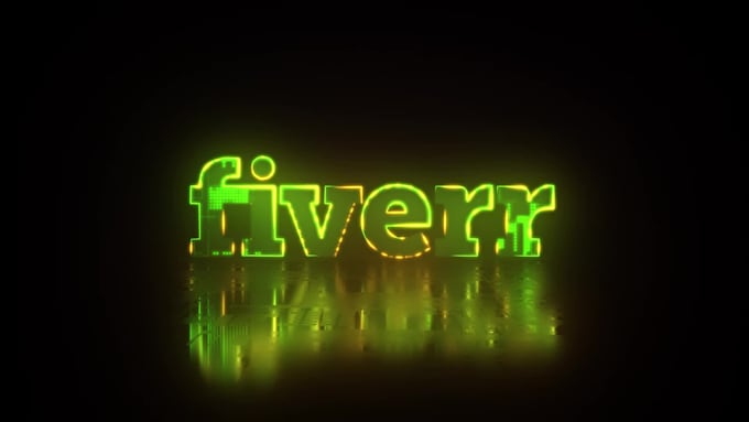 Epic neon logo animation, gaming youtube animation and outro by ...