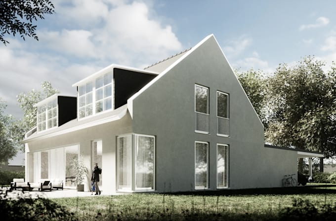 Render a professional 3d residential suburb visualization by Visatelier ...