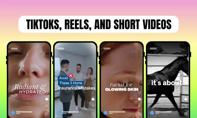 Edita reels atractivos, tiktoks y videos cortos.