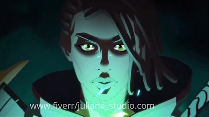 Make 2d music video animation,2d animated lyric music video,cartoon ...