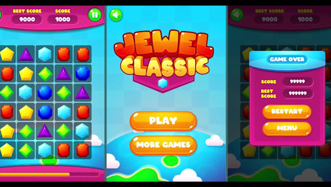 Design you professional and high quality game ui screens by Pzuh88 | Fiverr