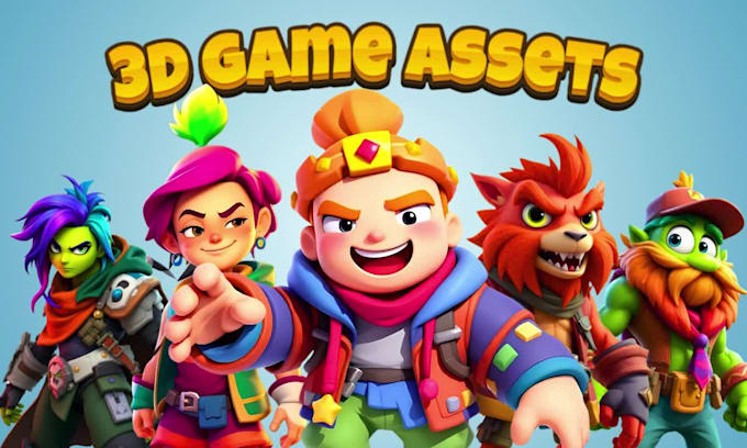 Create amazing 3d game assets, ready to use by Rei263 | Fiverr