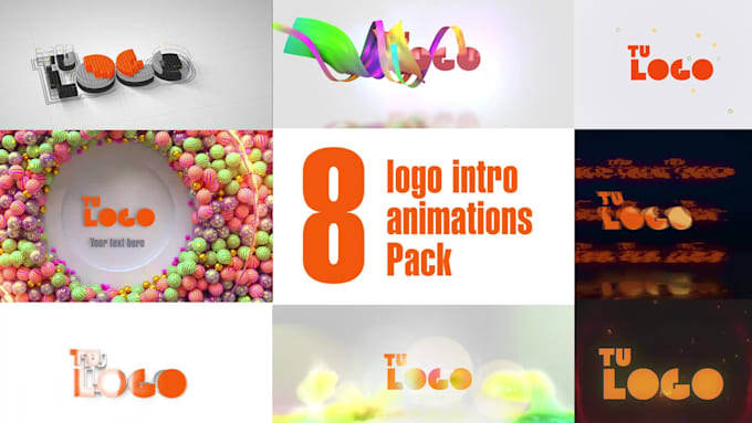 Create these 8 amazing logo animation intro for youtube by ...