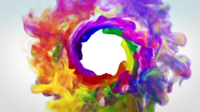 Create colorful smoke logo reveal by Nadeemedia | Fiverr
