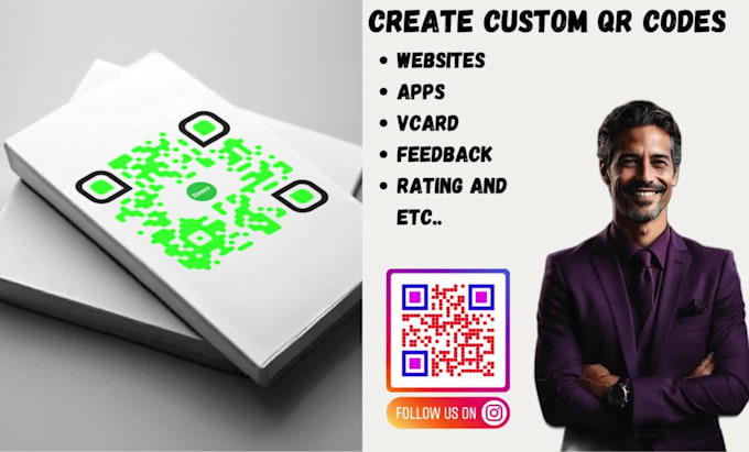 Create qr code , custom qr code , qr code with logo by Thronyofficial ...