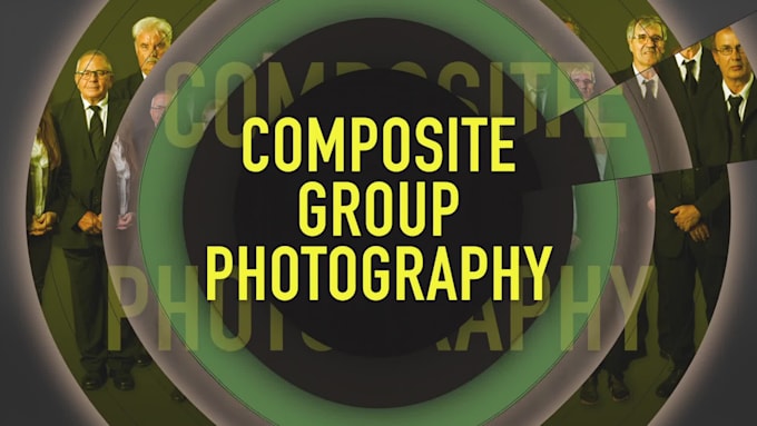 Composite group photo for an editable team shot by Burnardo | Fiverr