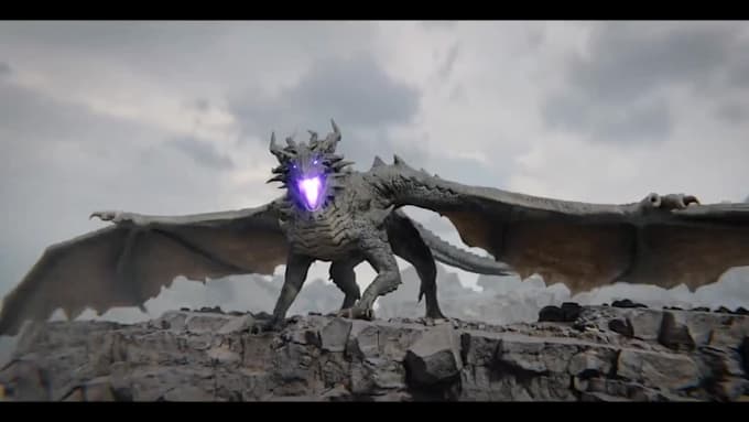 Do 3d model cgi 3d dragon animation,3d animation, and vfx by Monrof ...