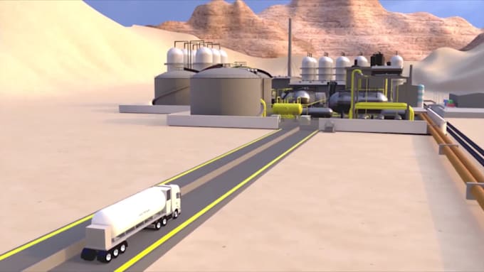 Do 3d industrial video refinery workflow animation plant layout ...