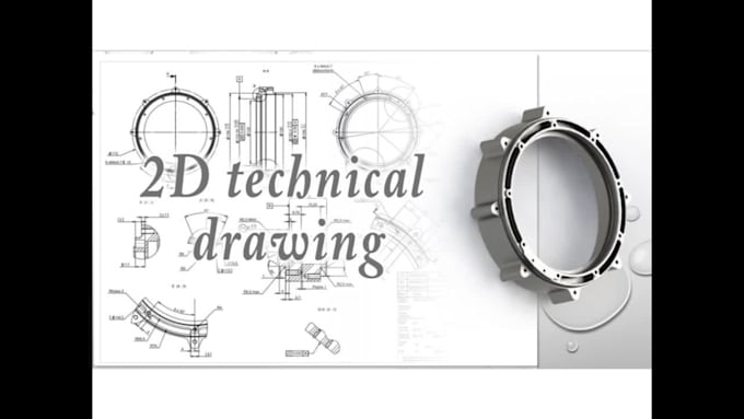 Provide 2d dxf and dwg technical drawing by Cyril_pkp | Fiverr