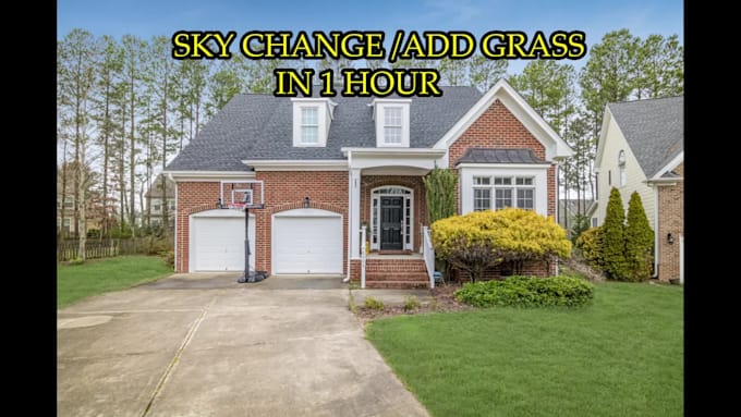 Sky change, grass replace, and enhance your real estate photo by ...
