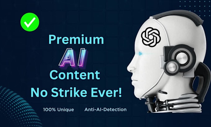 Create bulk ai content using chatgpt and edit to remove ai by Shahidshahid784 | Fiverr