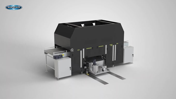 Create 3d industrial animation, technical 3d industrial manufacturing ...