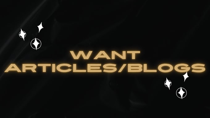 Write appealing articles and blogs on any topic by Pradyout | Fiverr