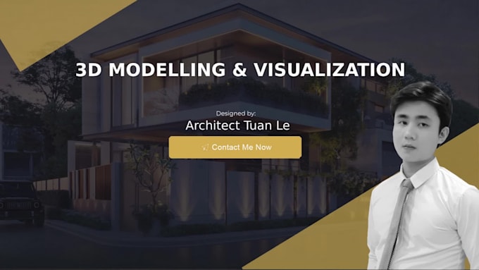 Design modern homes with custom 3d rendering by Ktslevantuan | Fiverr