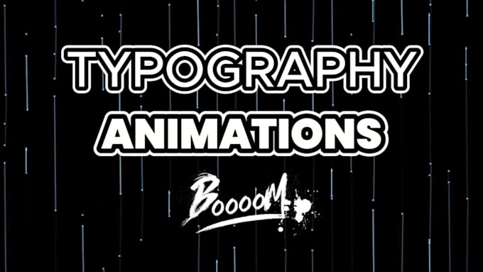 Create professional kinetic typography animated videos by ...
