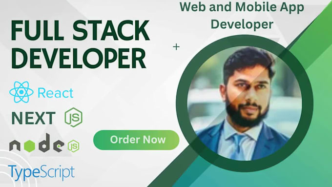 Be mern stack developer, full stack developer web application, backend developer by ...