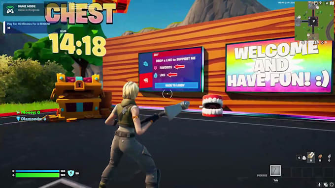 Build 1v1 fortnite map tycoon map, pit map, red vs blue, uefn map ...