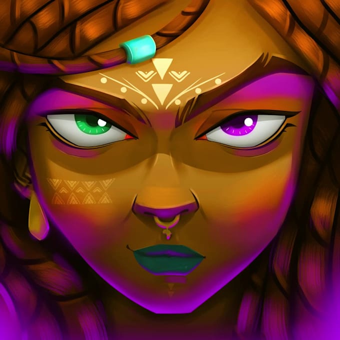 Create a cartoon character illustration by Christianozoude | Fiverr