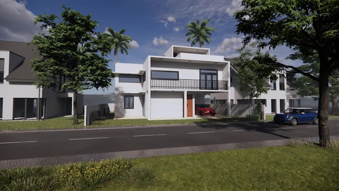 Do realistic 3d architectural visualizations by Archimech | Fiverr