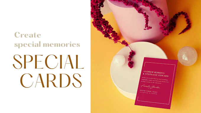 Create your special memories with special cards by Lilyhudson439 | Fiverr
