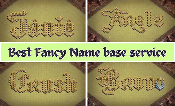 Write Your Name In Clash Of Clans Using Wall By Workmamun Fiverr 