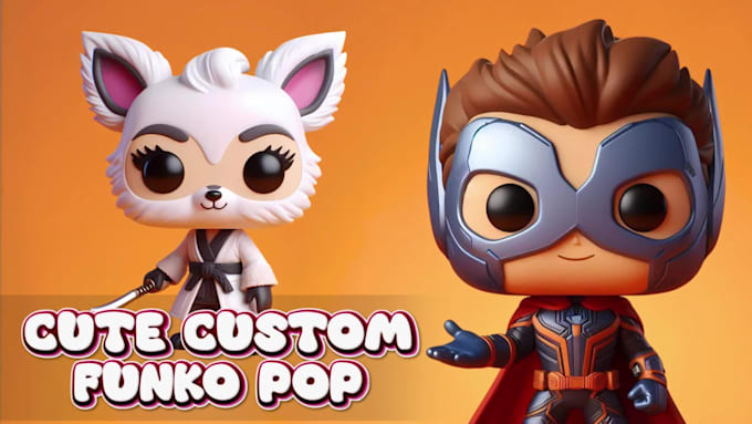 Design stylized 3d characters, funko pop, toys 3d model in blender by ...