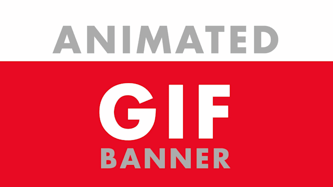 Design animated banner ads, animated gif banner, animated social media ...