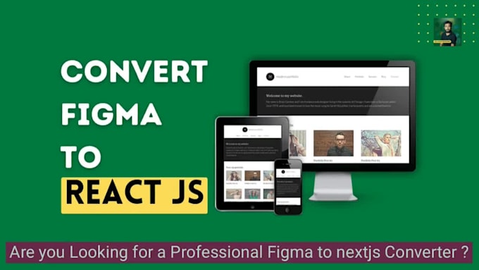 Convert figma to html, figma to next js or react js by Faysal_devloper | Fiverr