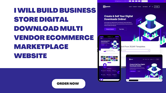 Build business store digital download multi vendor ecommerce ...