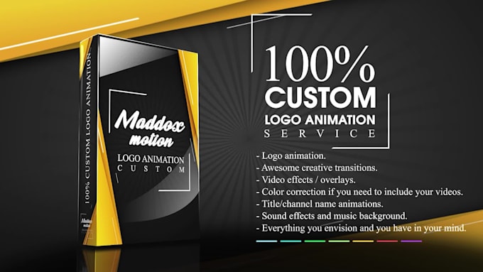 Create an amazing custom logo animation for your brand by Maddox_motion ...