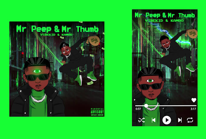 Animate your cartoon album cover into spotify canvas artwork by ...