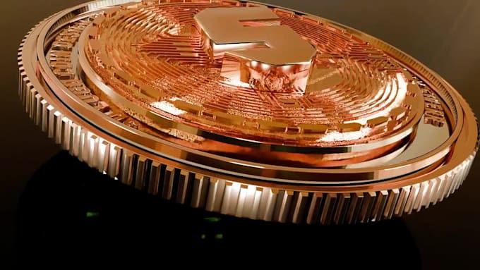 Create 3d logo coin design and animation, meme, bitcoin, token, crypto ...